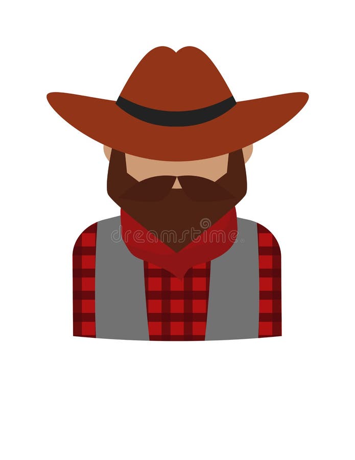 Bearded Dangerous Criminal Man Cartoon Character Vector Illustration ...