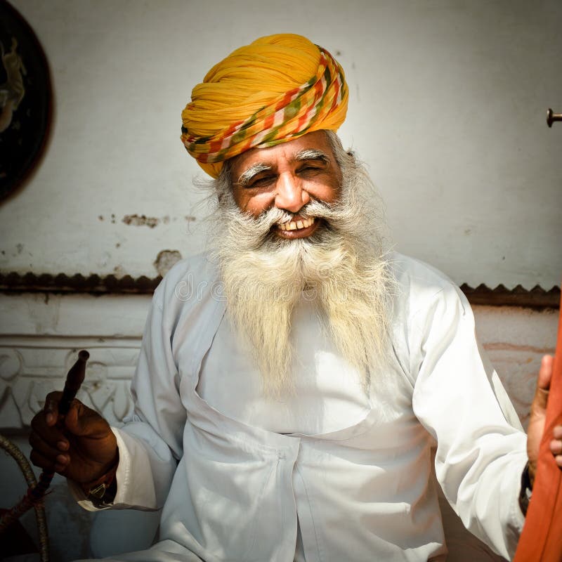 Bearded Indian Man editorial stock photo. Image of travel - 20155508