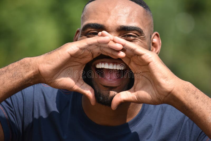 A Bearded Male Yelling stock photo. Image of hollering - 261273204