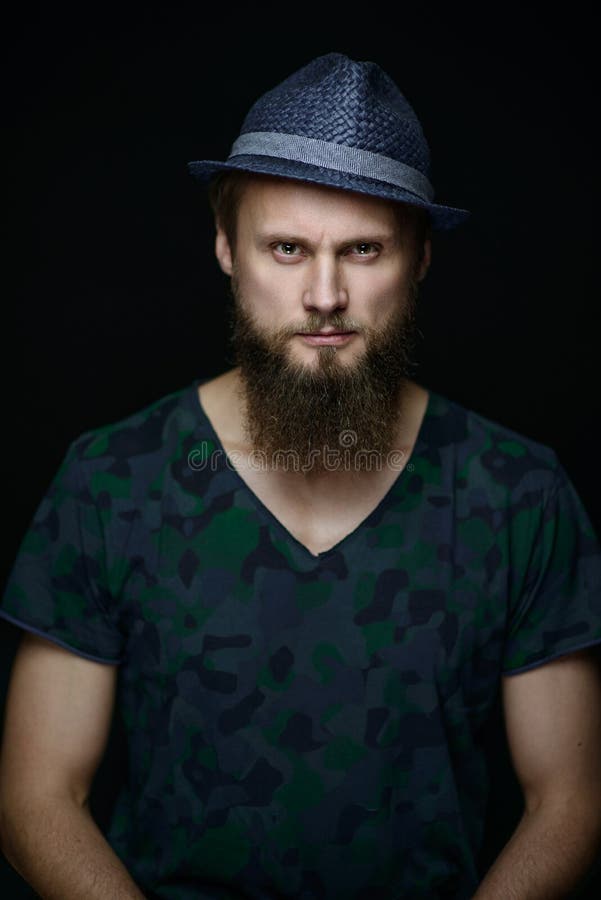 Bearded Man stock photo. Image of person, bearded, fashion - 67273970