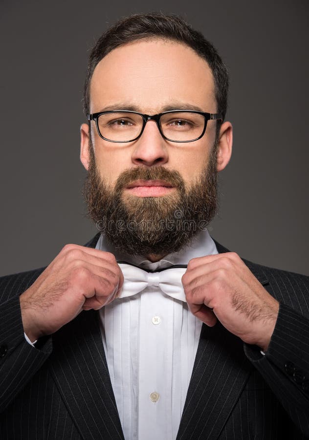 Bearded man stock photo. Image of handsome, male, hairstyle - 47934722