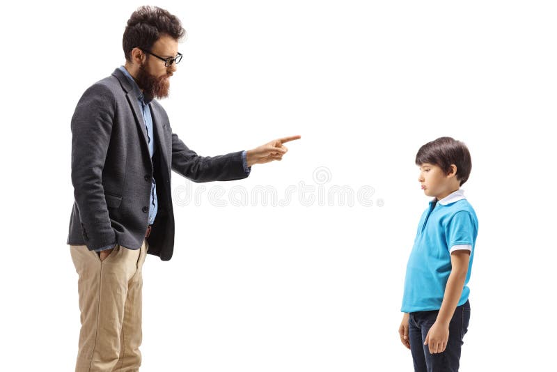 Man Scolding with His Finger Stock Image - Image of expression, finger ...