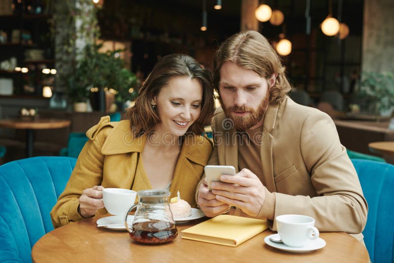 Bearded Man Waiting for Answer Stock Photo - Image of confidence ...
