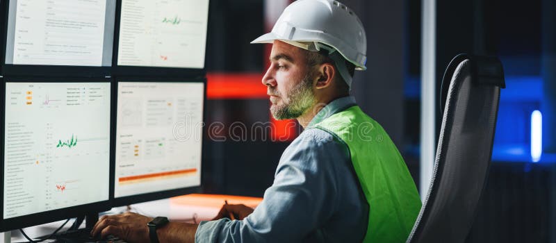 Concept of industry 4.0 stock photo. Image of modern - 255670172