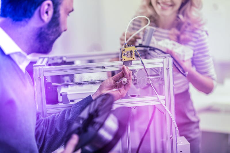 Bearded Programmer Feeling Excited while Working on Developing New ...