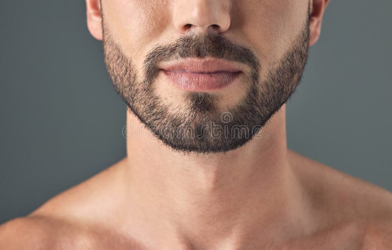 Beards are the Ultimate Symbol of Masculinity. Closeup Shot of a Mans ...