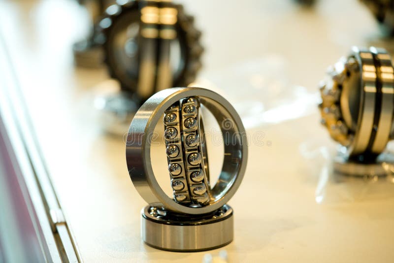 Bearing As Spare Parts of Engine Stock Image - Image of cogwheel ...