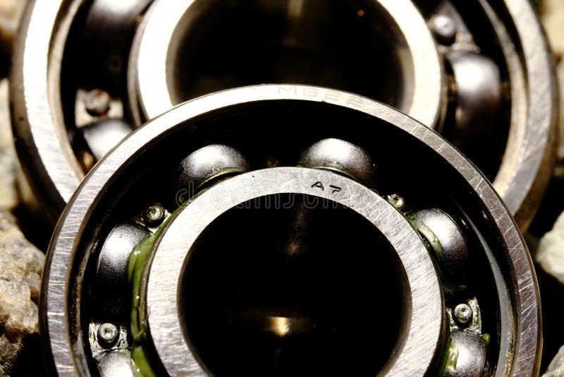 Bearing stock image. Image of metal, green, stone, growing - 53736119