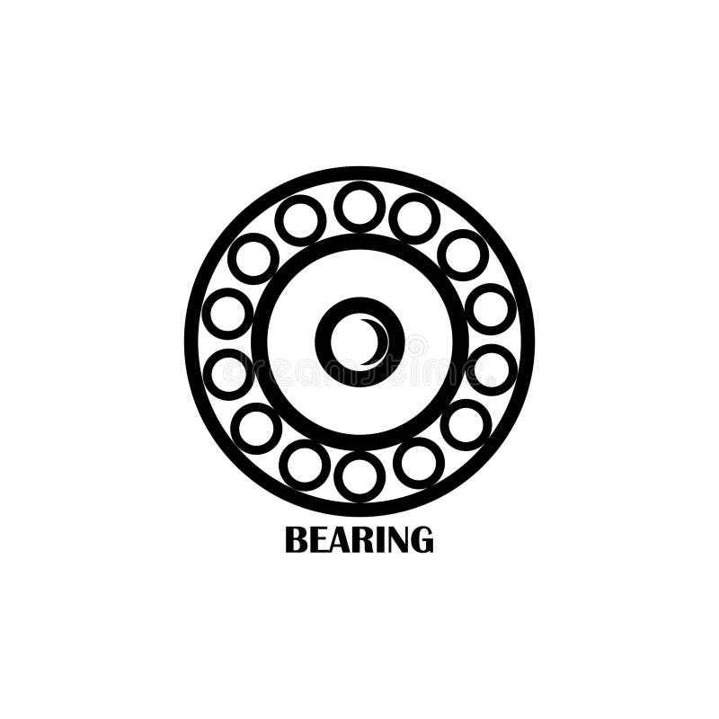 Bearing icon stock vector. Illustration of industrial - 282932657