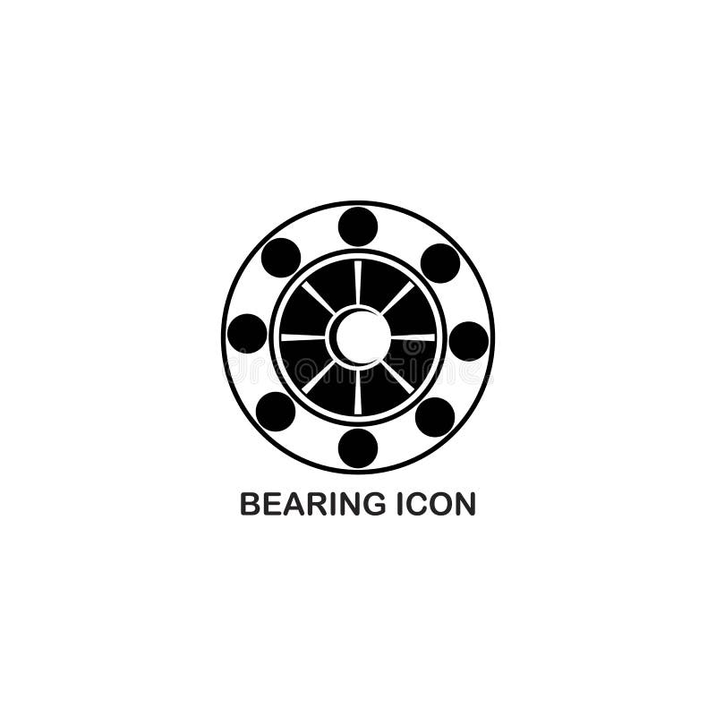 Bearing icon stock vector. Illustration of industry - 272256633