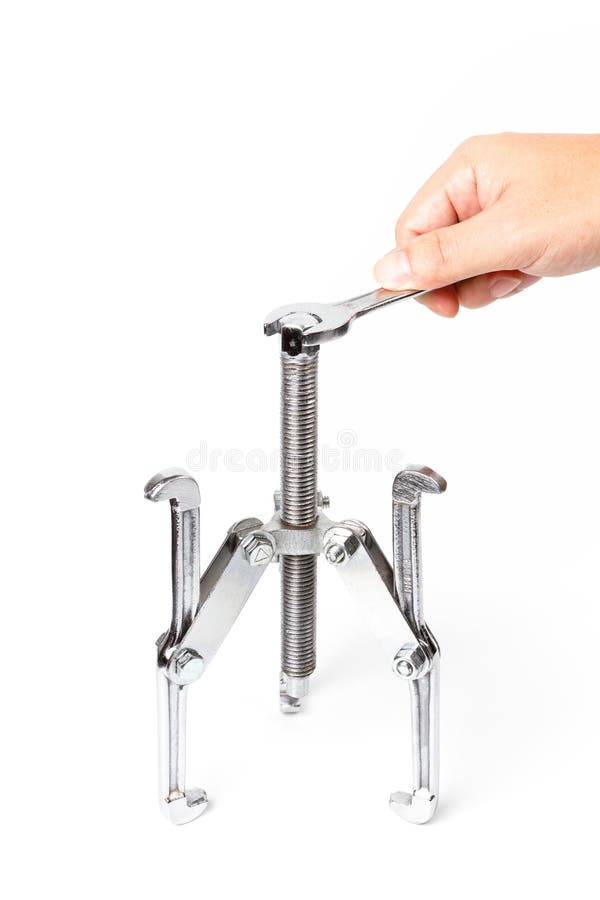Bearing Puller 3 leg. stock photo. Image of jaws, remove - 129620862