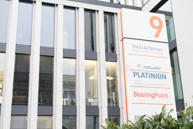 BearingPoint munich editorial stock image. Image of copy - 47257379