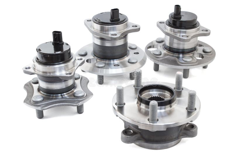 Bearings with ABS sensor stock illustration. Illustration of equipment ...