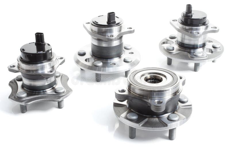 Bearings with ABS sensor stock photo. Image of motor - 92260836