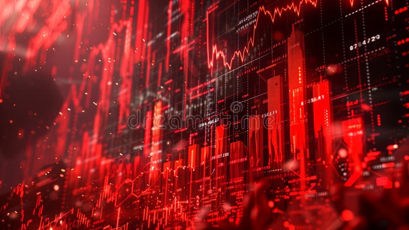 Bearish Blues in High Definition Stock Illustration - Illustration of ...