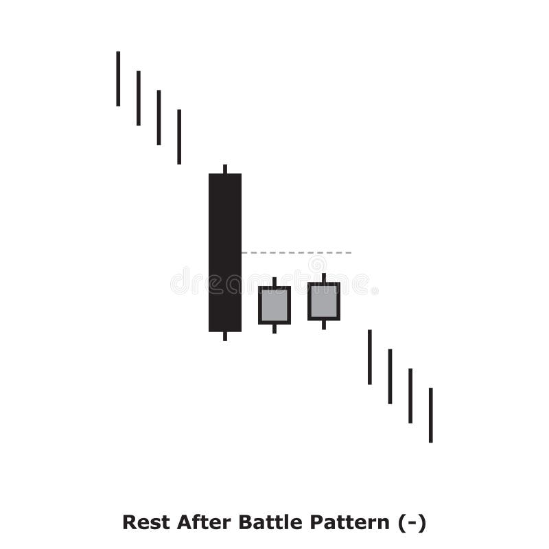 Rest after Battle Pattern (-) White & Black - Square Stock Vector ...