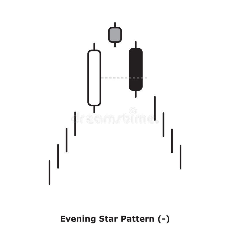 Evening Star Pattern (-) White & Black - Square Stock Vector ...