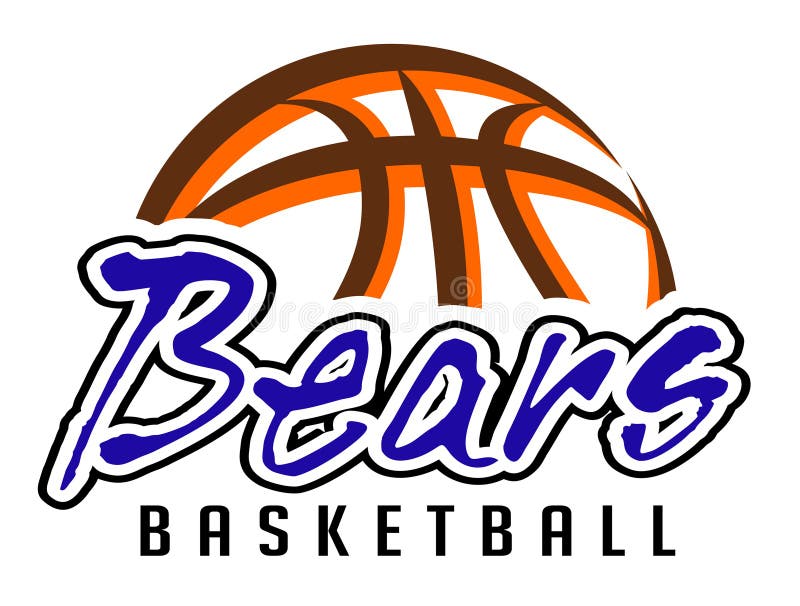Bears Basketball Team Graphic Stock Vector - Illustration of school ...