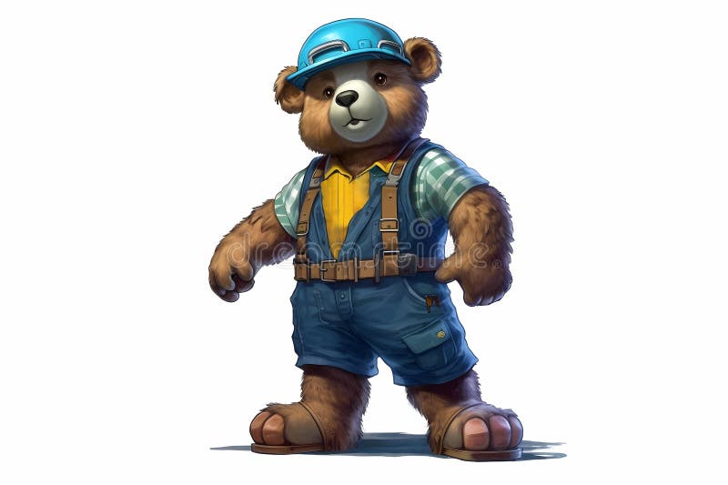 Construction Helmet Teddy Bear Stock Illustrations – 89 Construction ...