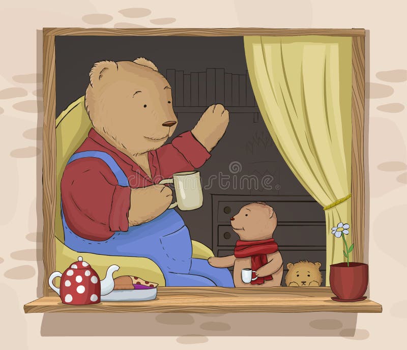 Three Bears Fairy Tale Stock Illustrations – 30 Three Bears Fairy Tale ...