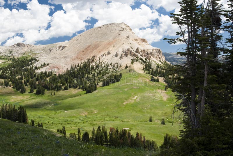 Beartooth Butte and Beartooth Lake Stock Photo - Image of natural ...