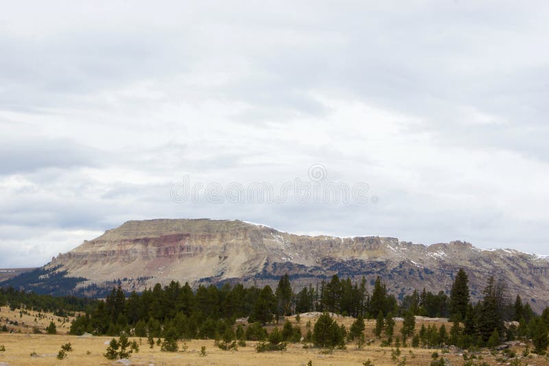 Beartooth Butte and Beartooth Lake Stock Photo - Image of natural ...