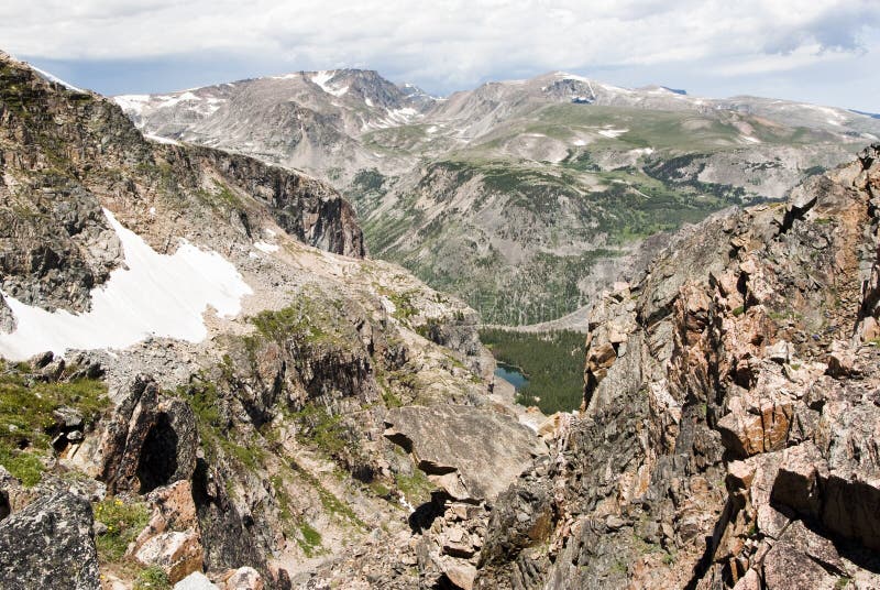 Aerial View of Dead Indian Mountain Switchbacks Stock Photo - Image of ...