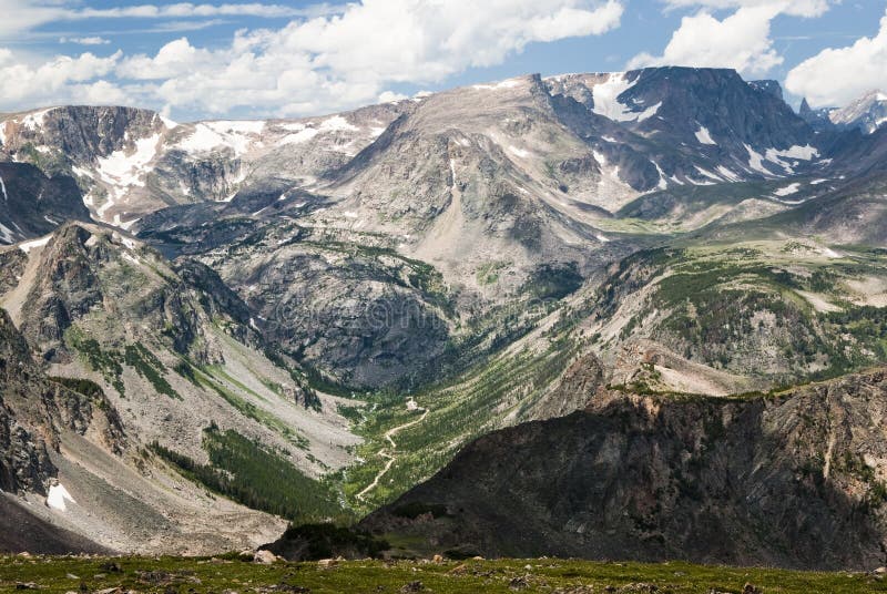 Beartooth Pass stock photo. Image of snow, highway, shoshone - 12622564
