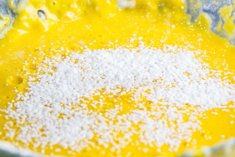 Beat the Batter with a Mixer, Spray and Flour Fly Stock Image - Image ...