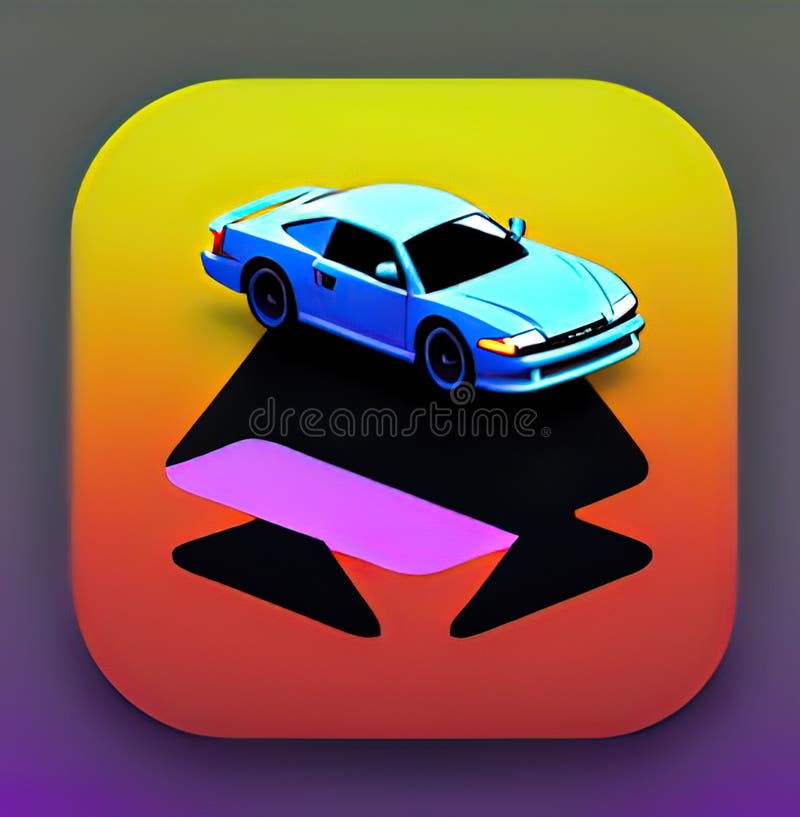 Beat ‘Em Up Software App Style Icon. Generative AI. Stock Illustration ...