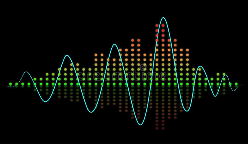 Beat sound equalizer stock illustration. Illustration of loopable ...