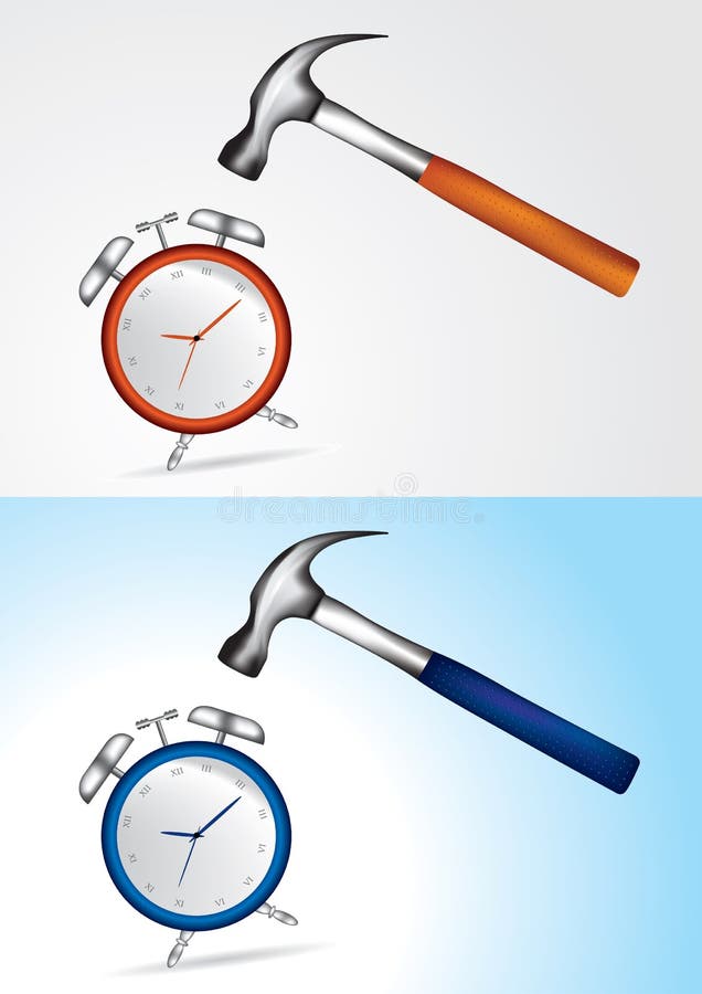 Beat the Time Concept Illustration Stock Vector - Illustration of timer ...