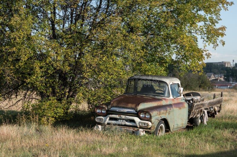 Rusted pickup truck stock photo. Image of salvage, corrosion - 74311340