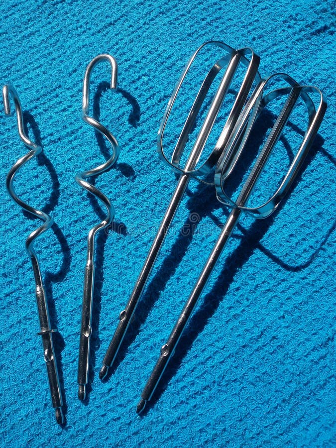 Beaters set stock photo. Image of blue, isolated, mixer - 53351644