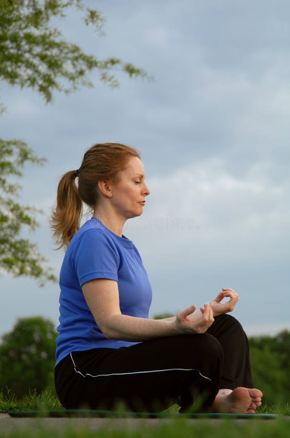 Beatific stock photo. Image of pose, enlighten, health - 9473298