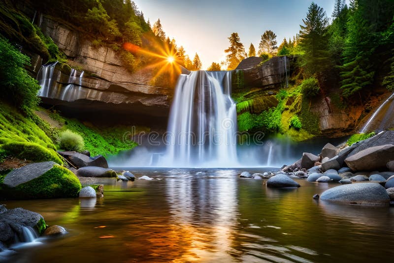 Beatiful Breathtaking Waterfall,-Perfect Waterfall,a Natural Wonder ...