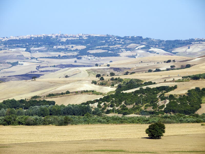 Panoramic Views of the Country in Apulia Italy Stock Image - Image of ...