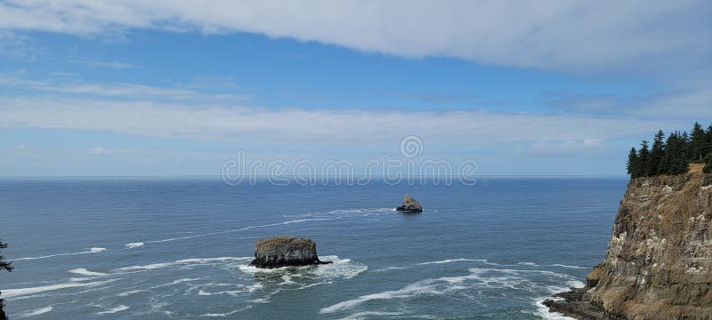 Beatiful Ocean Views Along the Oregon Coast Stock Image - Image of ...