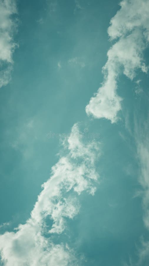 A Beatiful Sky with a Pattern Cloud Look so Good. Stock Image - Image ...