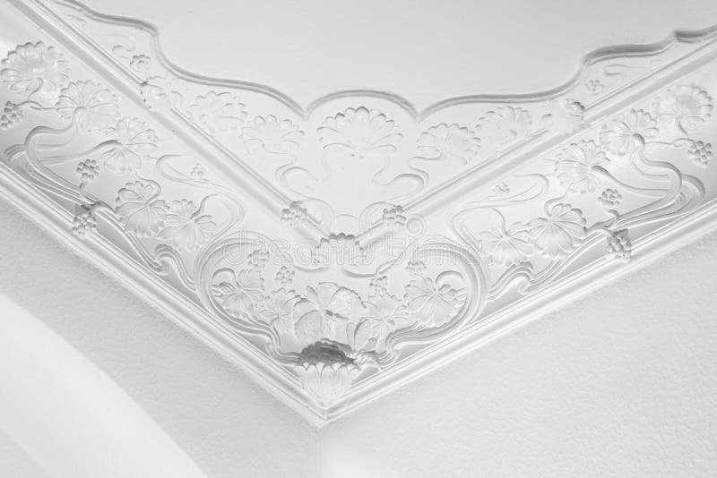 Beautiful Stucco Ceiling Decoration, Decorative Interior _ Stock Photo ...