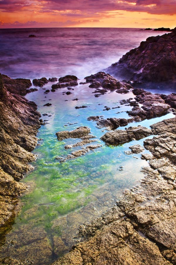 Beatiful Sunset on the Rocks Stock Image - Image of nature, gata: 25703967