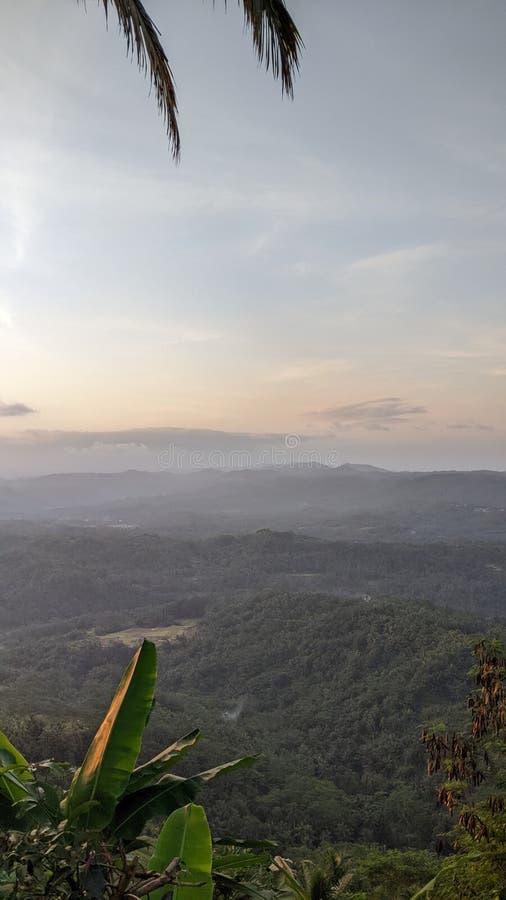 Beatiful Sunset in Valle West Java Indonesia Stock Photo - Image of ...