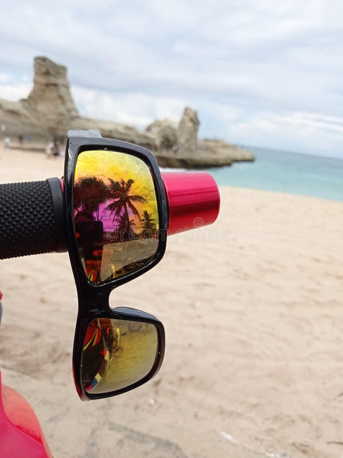 Beatifull Beach in Klayar Beach Stock Image - Image of beautiful ...