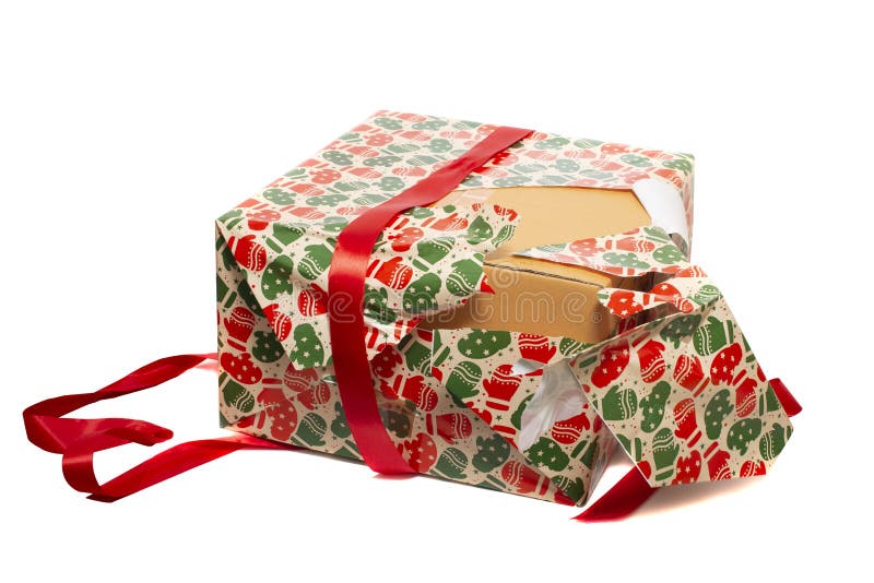 Unwrapped Gift Box Present Stock Photos - Download 254 Royalty Free Photos