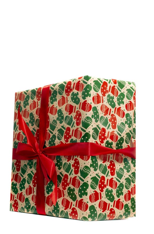 Beatifully wrapped present stock image. Image of package - 152185485
