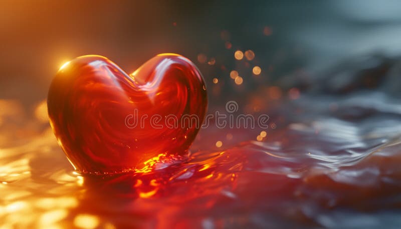 Beating Heart Emoji in a Rhythmic Motion, Stock Illustration ...