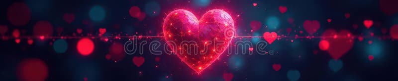 A Beating Heart Formed from Interconnected Nodes and Data Streams ...