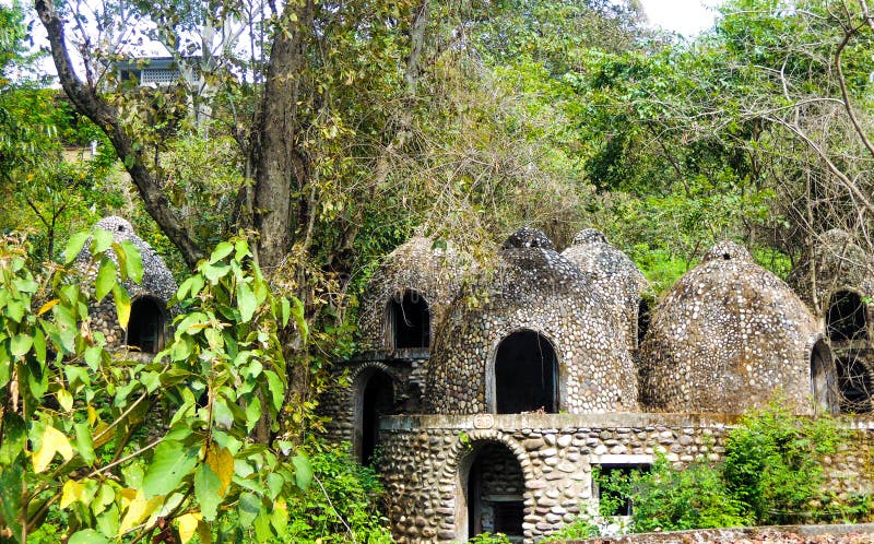 Beatles Ashram In Rishikesh India, Uttarakhand Stock Image - Image of ...