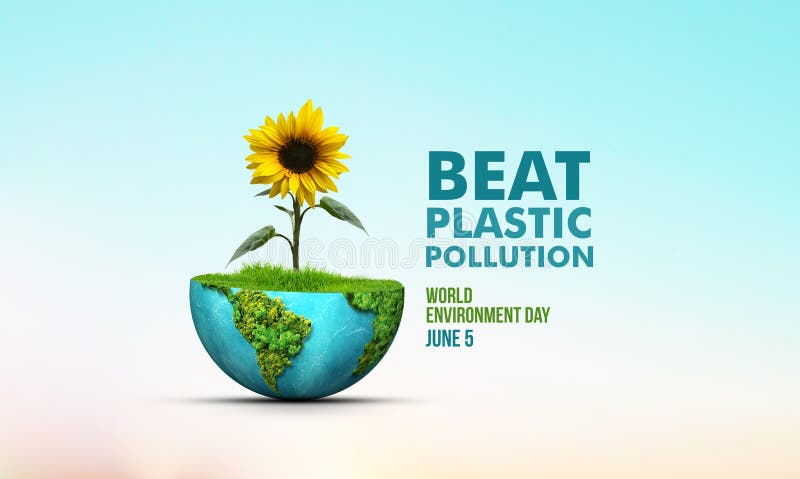 #BeatPlasticPollution, World Environment Day Concept 2023 3d Tree ...