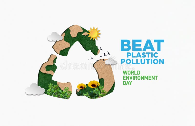 #BeatPlasticPollution, World Environment Day Concept Stock Image ...